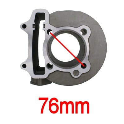 Universal Parts GY6 Cylinder and Head Kit – 61 mm | ScootsUSA